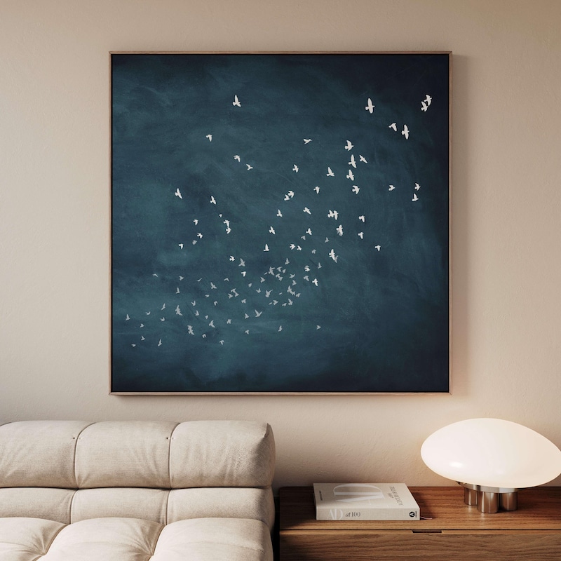 Vintage Bird Art Pair - Etsy