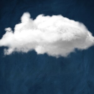 Indigo Cloud Prints, Set of 2 Prints, Surreal Wall Art, Dark Blue ...