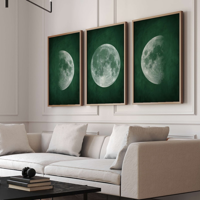 Green Moon - Etsy