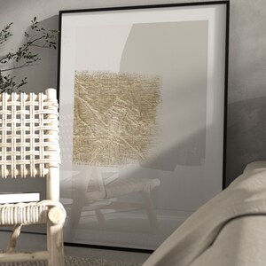 Gold Abstract Wall Art · Set of 3 Prints · Beige Neutral Wall Art ...