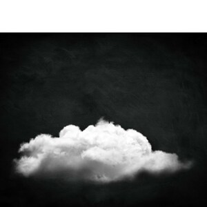 Black Cloud Print · Minimalist Wall Art · Cloud Poster · Abstract Art ...