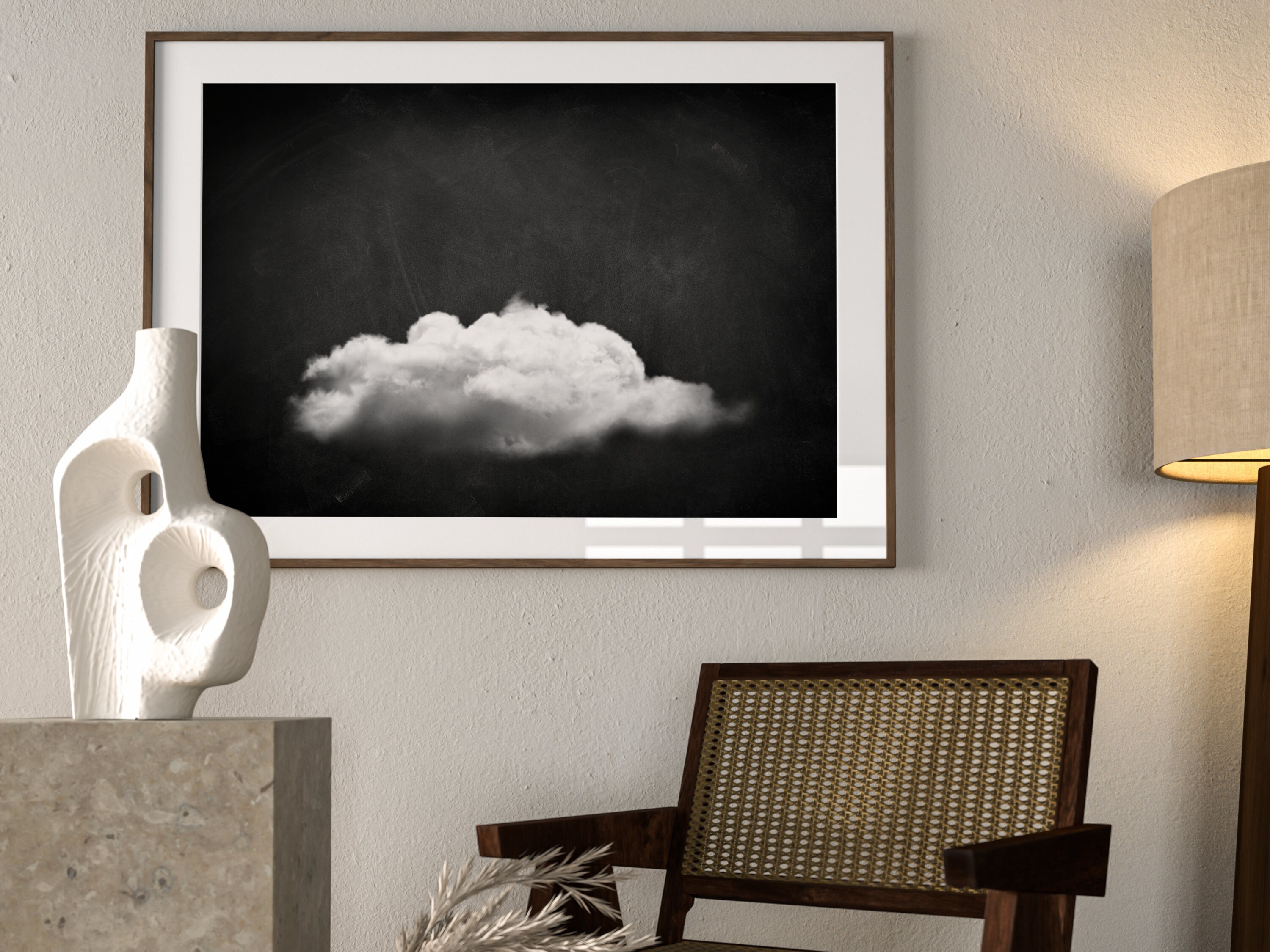 Black Cloud Print · Minimalist Wall Art · Cloud Poster · Abstract Art ...