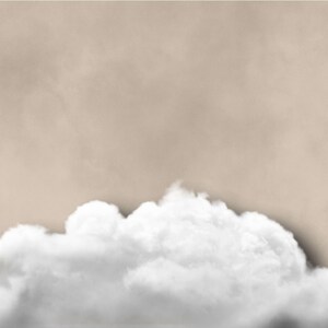 Beige Cloud Canvas Wall Art Print, Neutral Wall Art Framed, Giclée ...