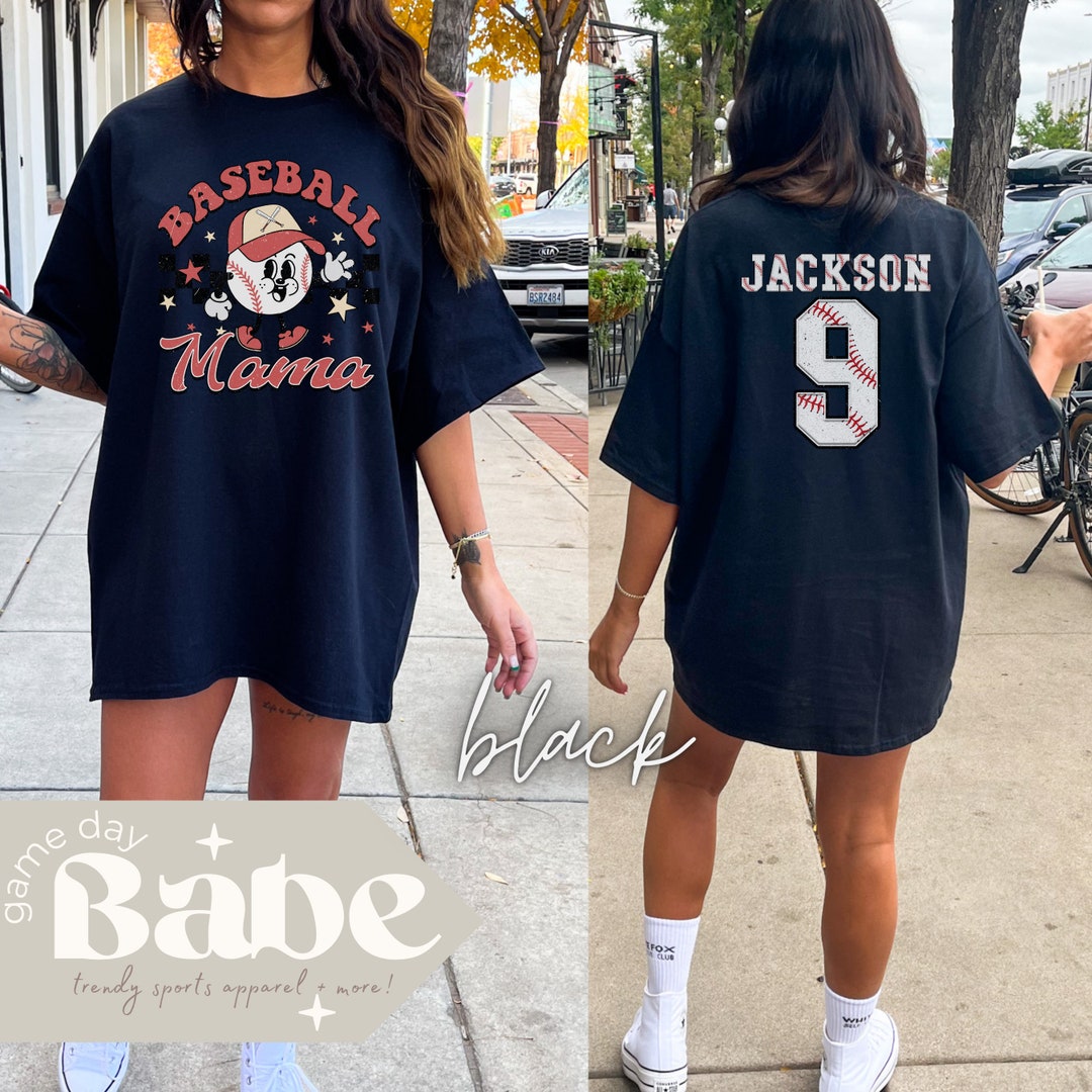 Comfort Colors Custom Baseball Tee, Game Day Outfit, Mama Shirt ...