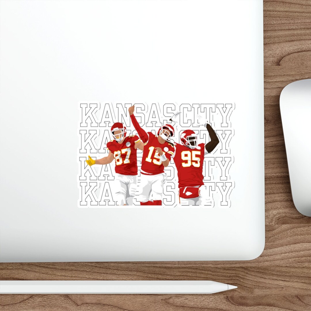 Die-cut Sticker Chiefs Players Touchdown Celebration Kansas City ...