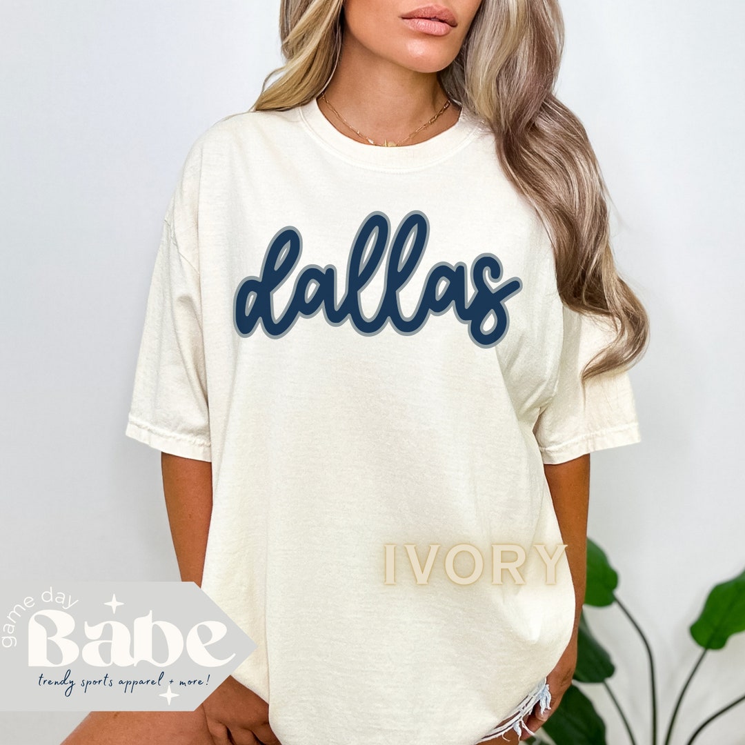 Adult Dallas Sports Shirt | Comfort Colors Unisex Tee | Cowboys ...