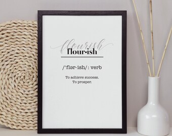 Flourish Definition - Etsy Australia