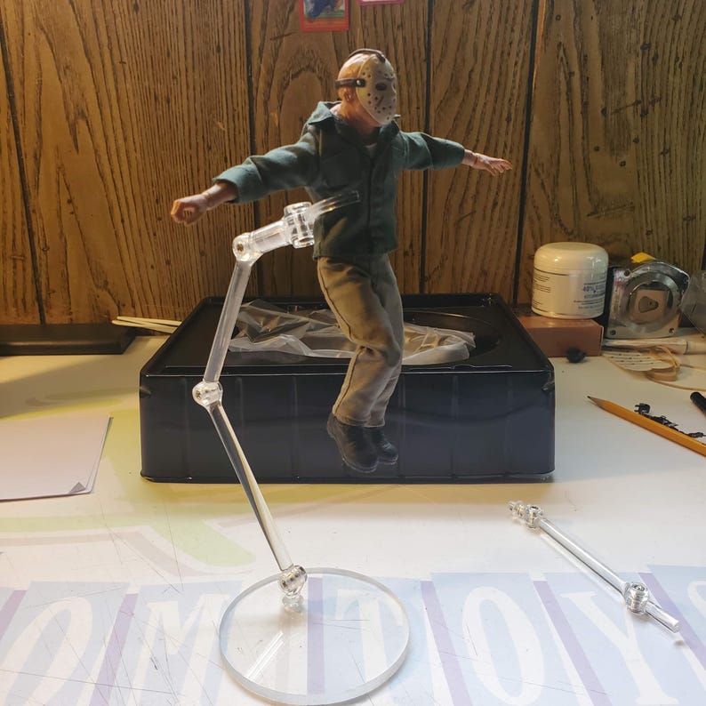 Custom Acrylic Base for Mezco Posing Arms - SET OF 10 BASES - Etsy