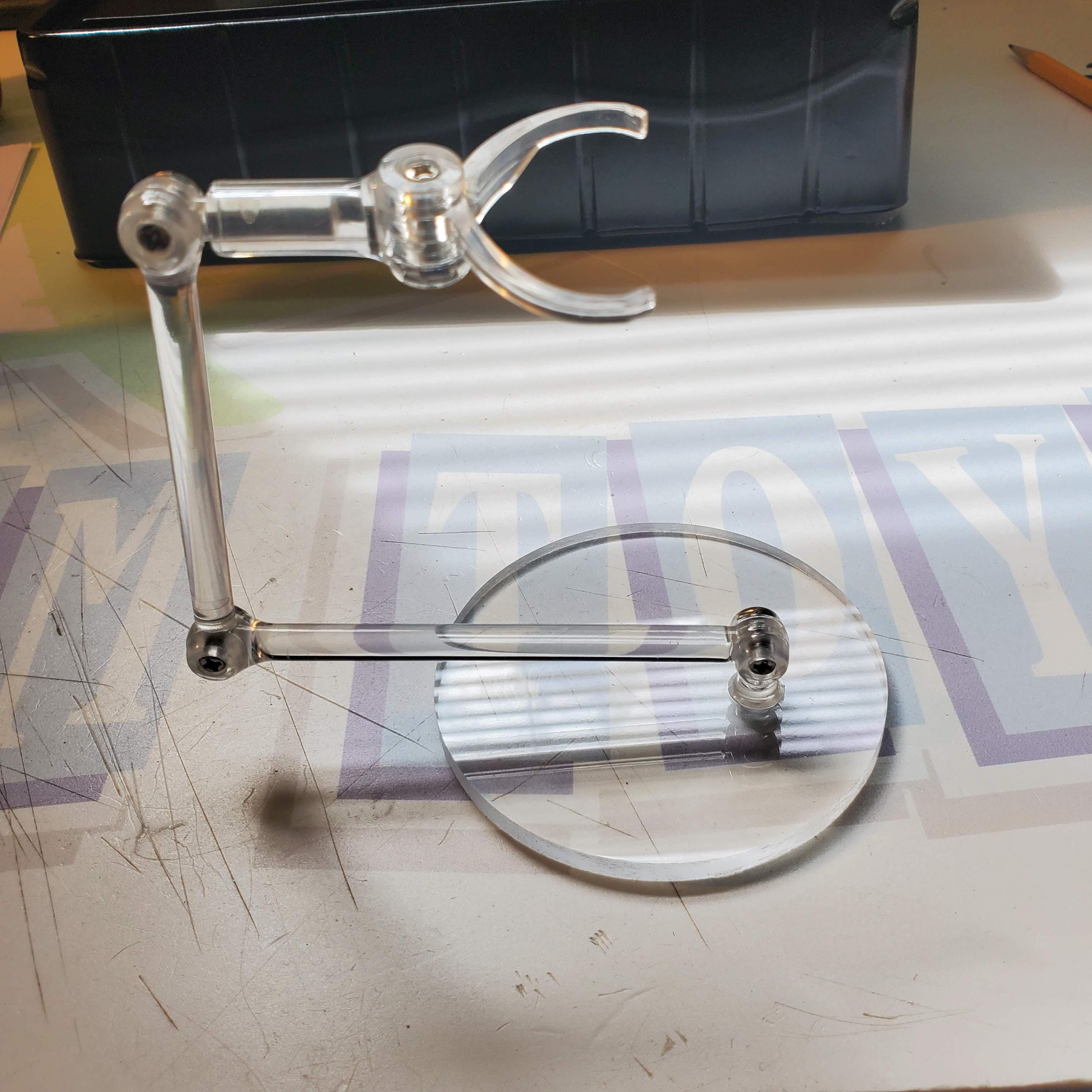Custom Acrylic Base for Mezco Posing Arms - SET OF 10 BASES - Etsy