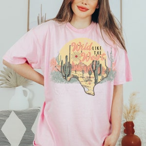Comfort Colors Wild West Country Shirt, Wild Like the West Tshirt ...