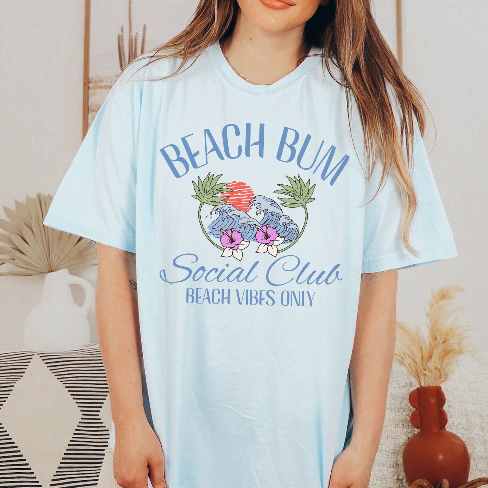 Preppy Beachy Surf Shirt Coconut Girt Tshirt Cute Social Club Summer ...