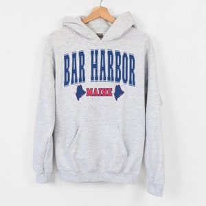 Bar Harbor Hoodie, Main Hoodie, Bar Harbor Sweatshirt, Bar Harbor Maine ...