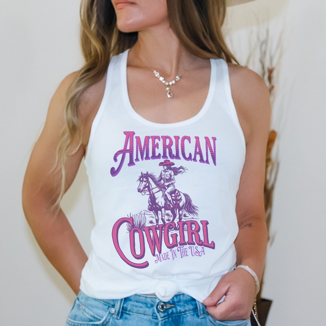 Western Tank Top 4th of July Tank Top Cowgirl Tank Top Western Outfits ...