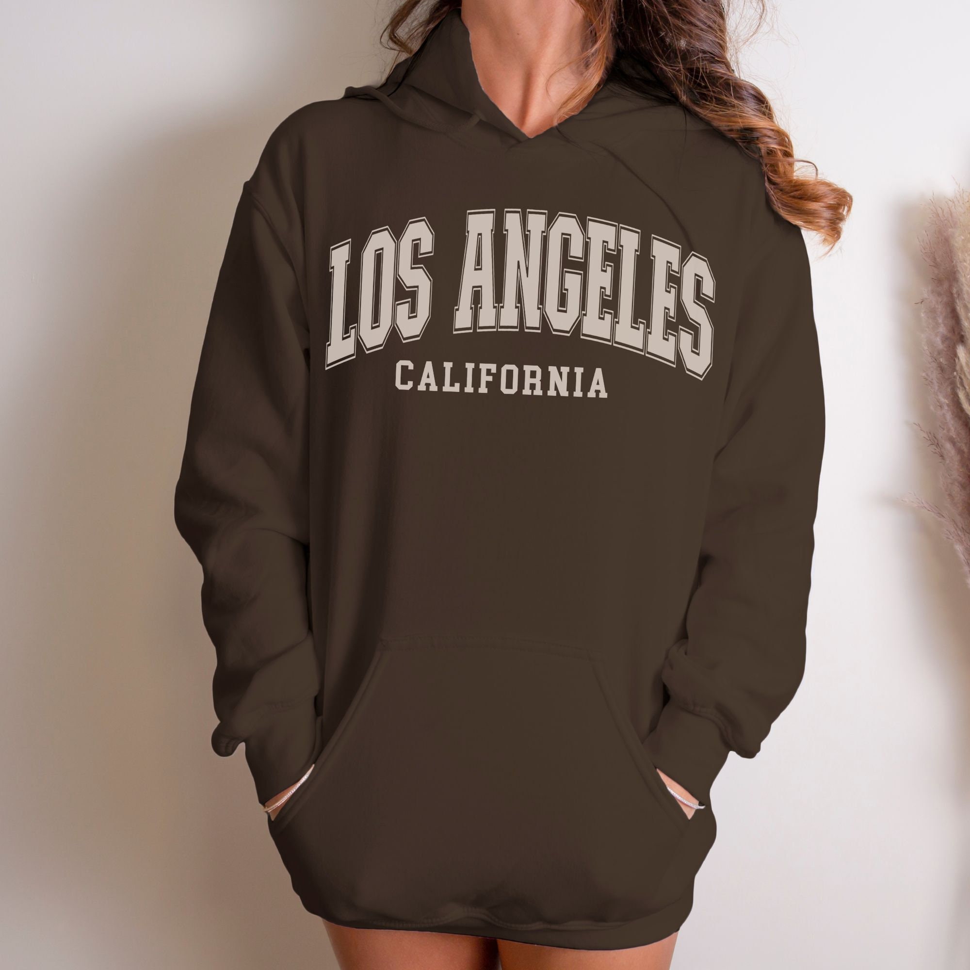 Los Angeles Hoodie Unisex Los Angeles Sweatshirt LA Hoodie - Etsy