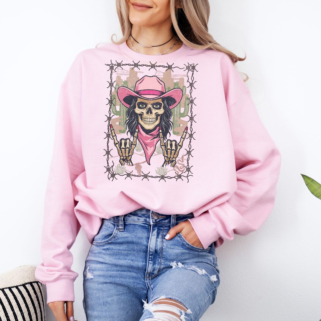 Goth Cowgirl Sweatshirt Western Goth Yallternative Shirt Country Goth ...
