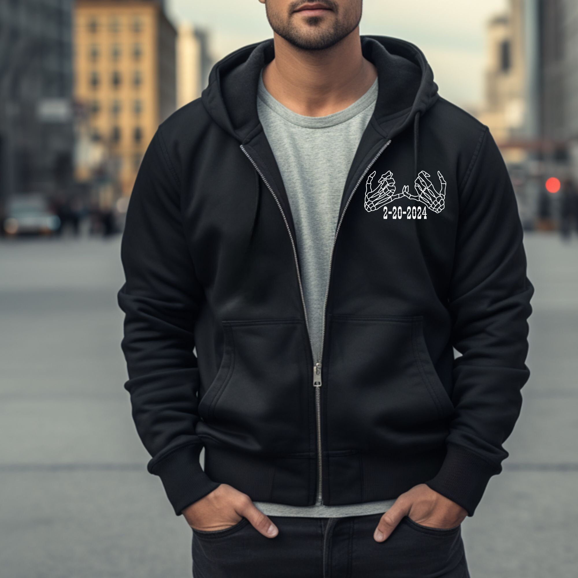 Just Married Jacket Honeymoon Zip up Hoodie Matching Couples Jacket ...