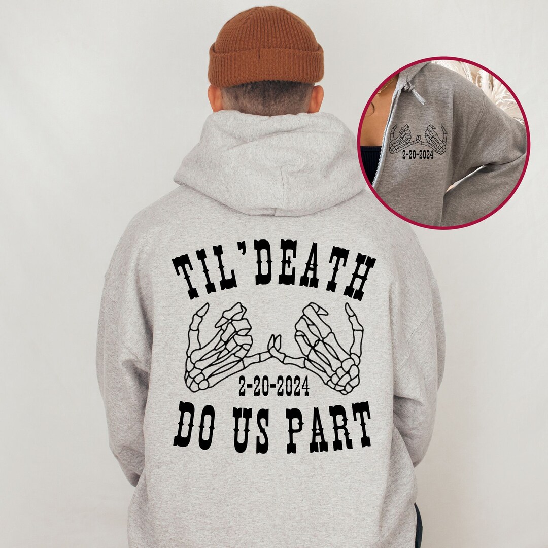 Just Married Jacket Honeymoon Zip up Hoodie Matching Couples Jacket ...