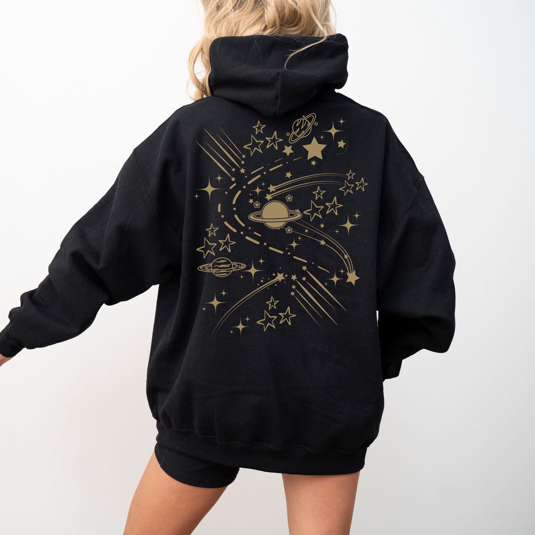 Space Hoodie Y2K Zip up Hoodie Galaxy Star Sweatshirt Celestial Hoodie ...