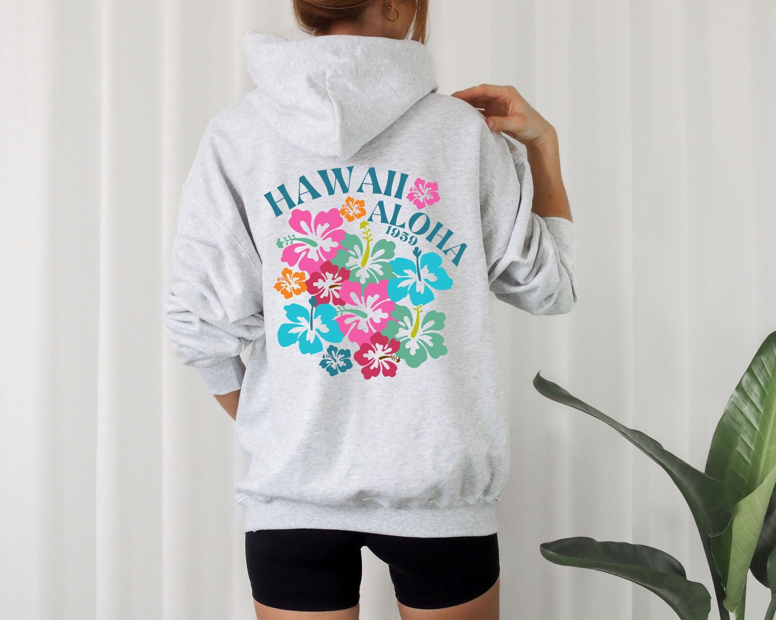 Hawaii Hoodie Aesthetic, Hawaii Sweatshirt, Hibiscus Sweatshirt ...