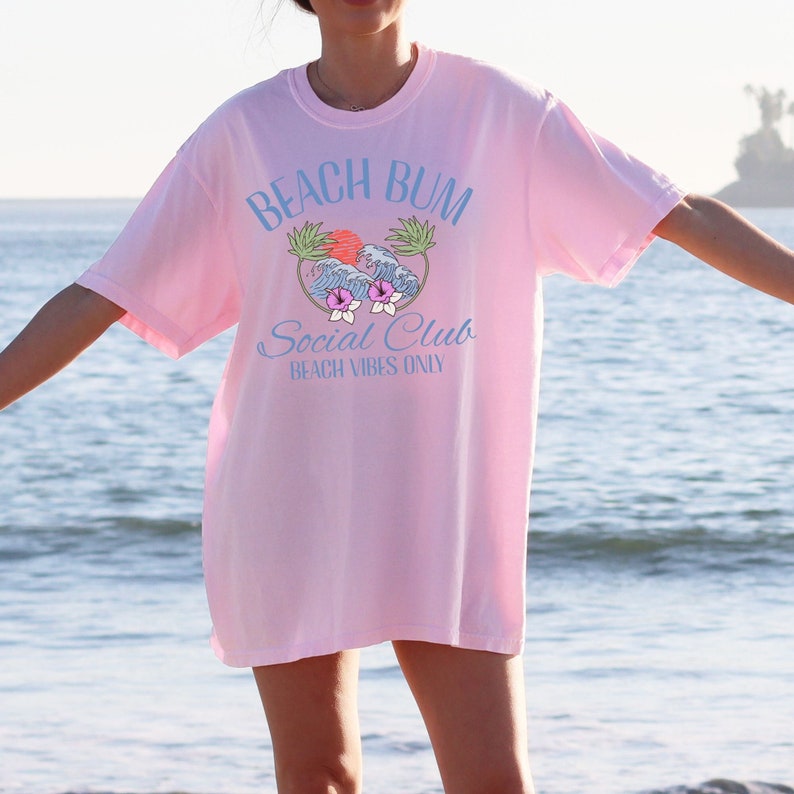 Preppy Beachy Surf Shirt Coconut Girt Tshirt Cute Social Club Summer ...
