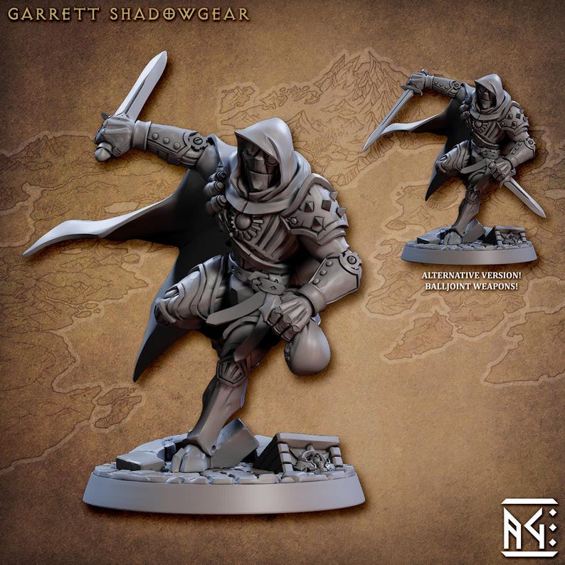 Warforged Rogue | Arcane Trickster | Assasin | Thief | TTRPG | Dungeons ...