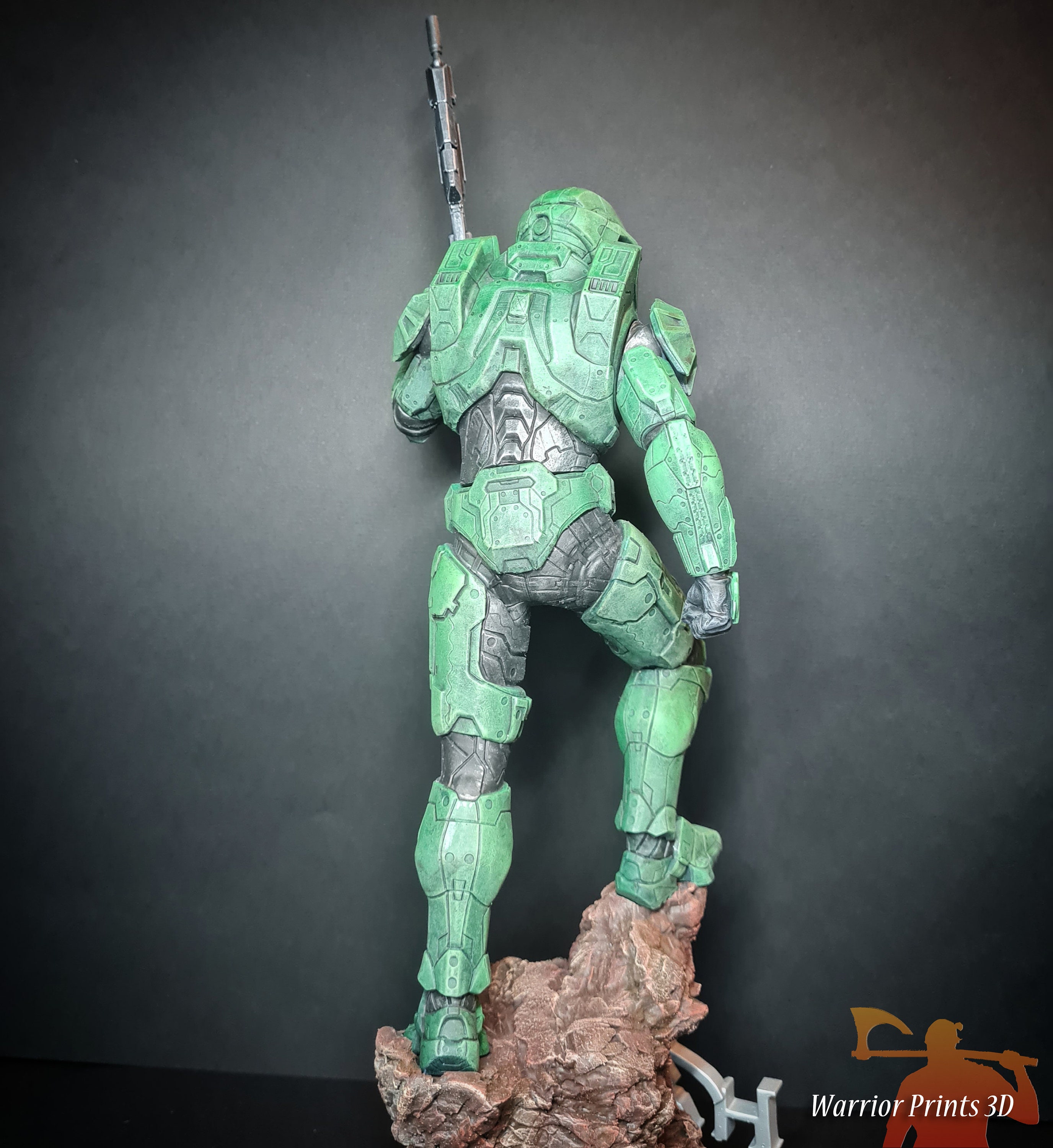 Hand Painted Master Chief 3D Printed Figure Sanix3d - Etsy