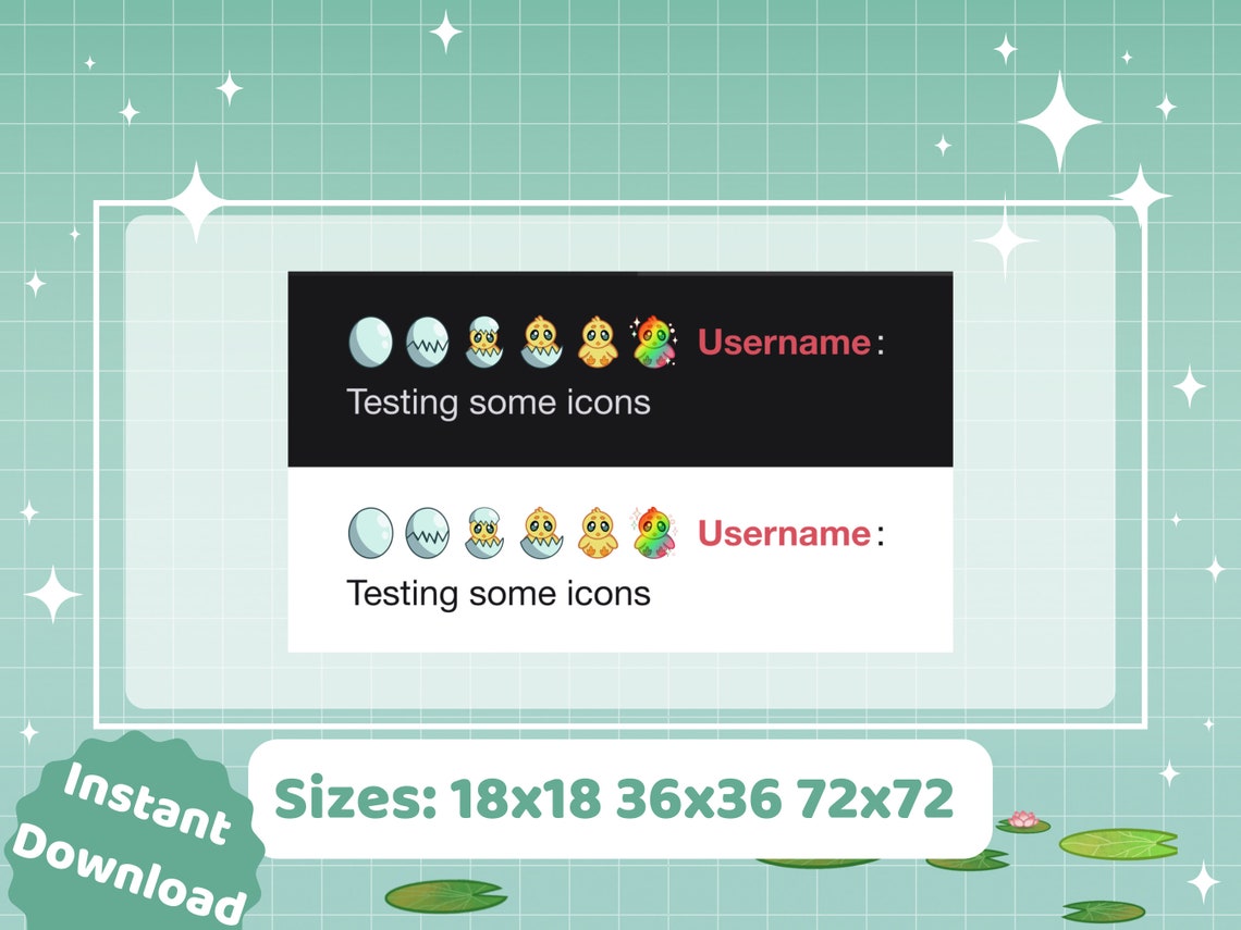 Kawaii Duck Twitch Sub Badges, Emotes - Etsy