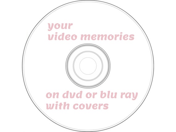 Custom Dvd Your Video Memories Home Videos to Disc Dvd | Etsy