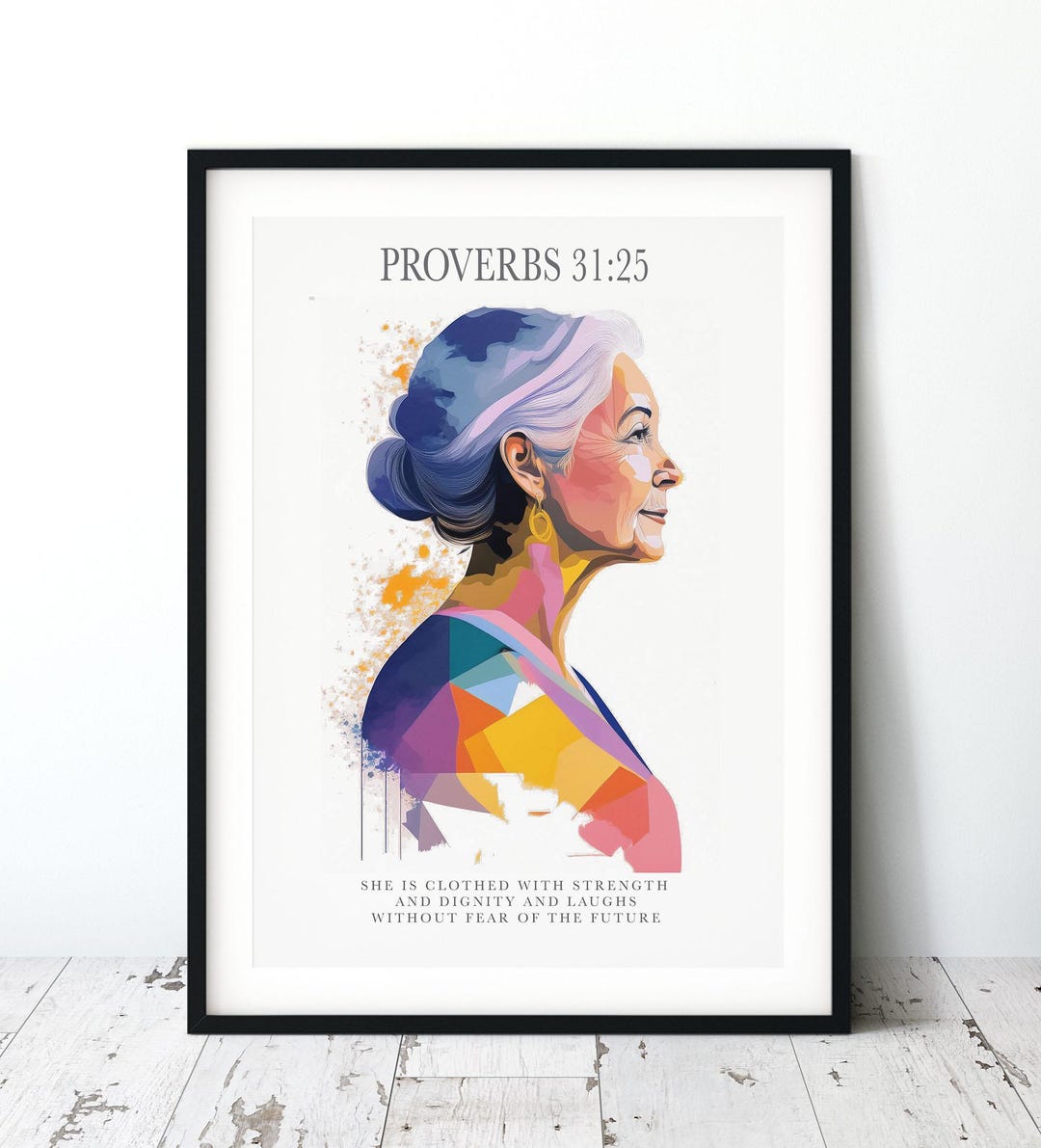 She is Clothed With Strength and Dignity Maximalist Faith Digital Art ...