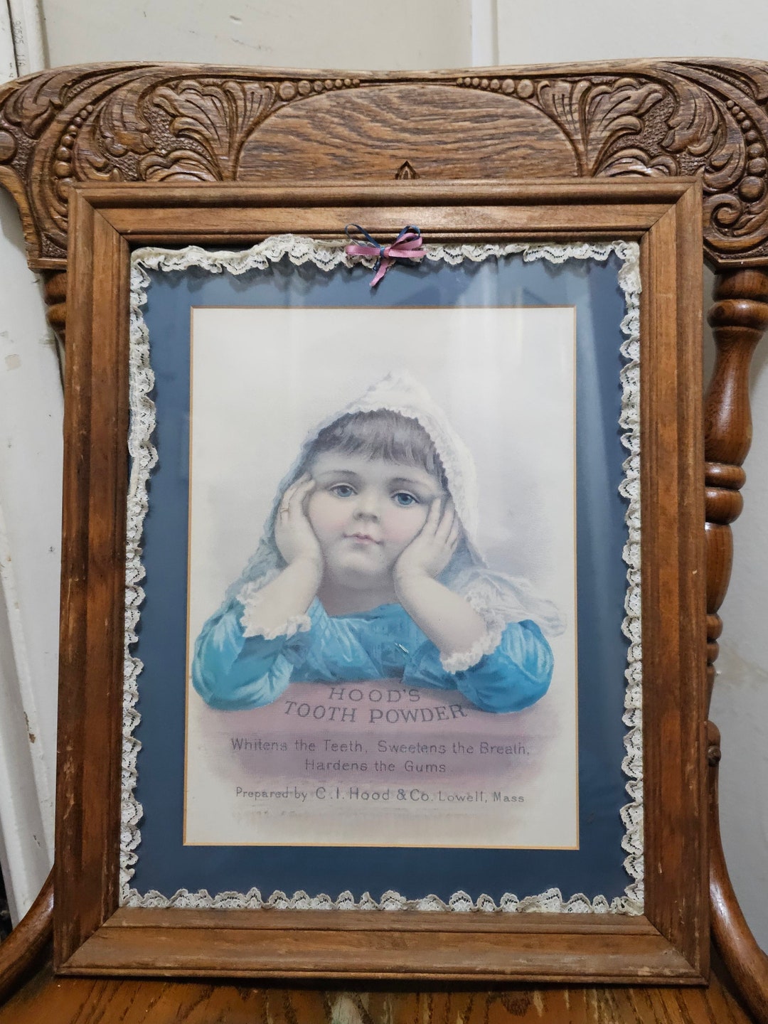 Vintage Americana Whimsical Art Advertising HOOD'S Tooth Powder RARE - Etsy