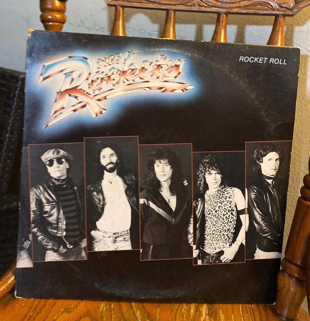 Vintage the ROCKETS Rocket Roll (1982) [promo] Vinyl Record LP Album ...