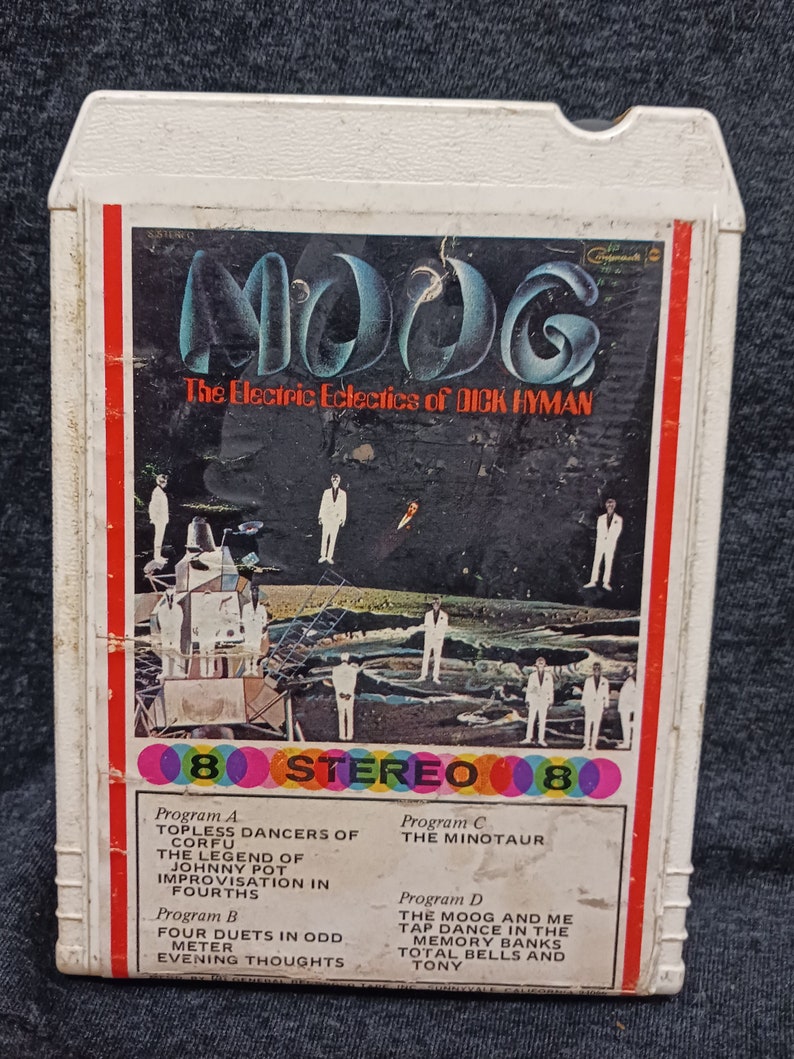 Vintage MOOG 8 Track Cassette Tape - Etsy