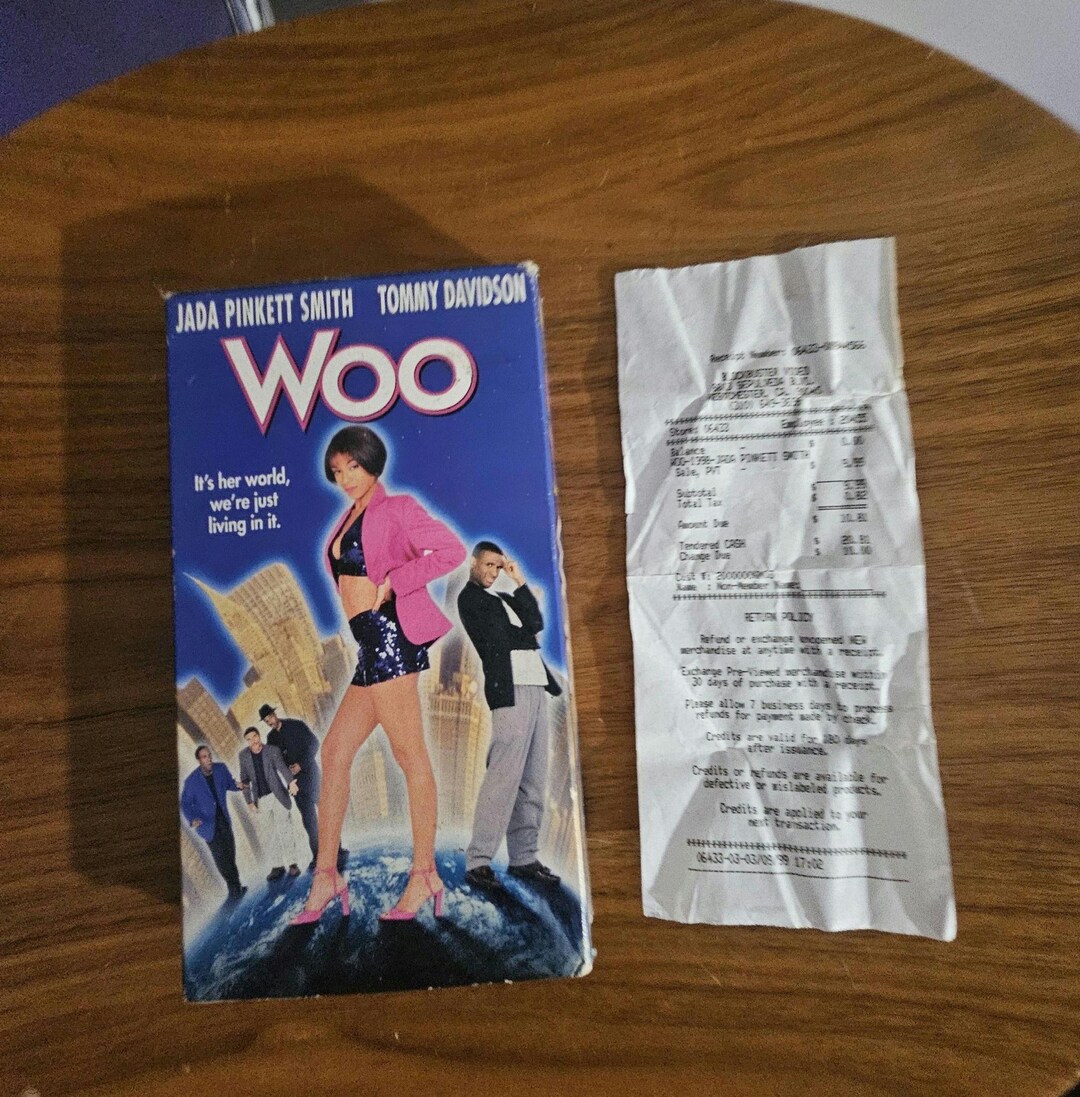 Vintage WOO Jada Pinkett Smith Tommy Davidson VHS Tape (1998) With ...