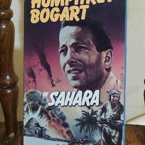 Vintage SAHARA Humphrey Bogart VHS Video Tape - Rare - Etsy
