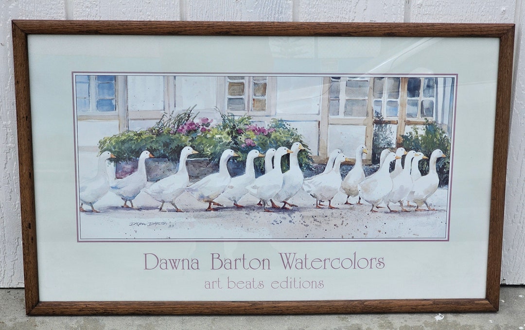 Vintage DAWNA BARTON 1983 Dawna Barton Watercolors Art Beats Editions ...