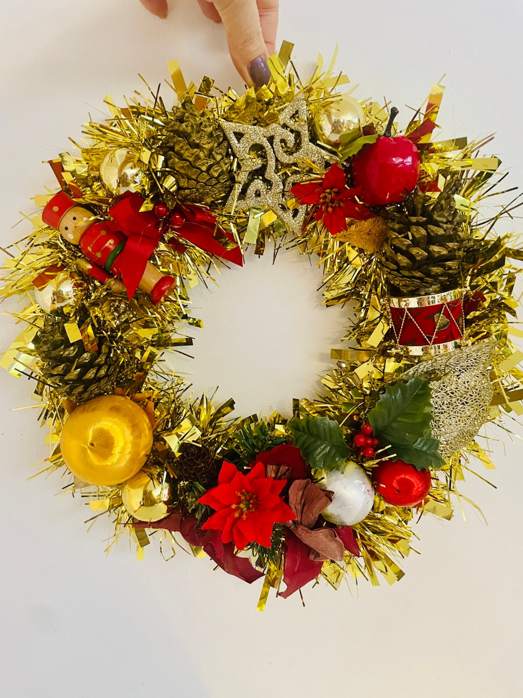 Gold Wreath “12 - Etsy