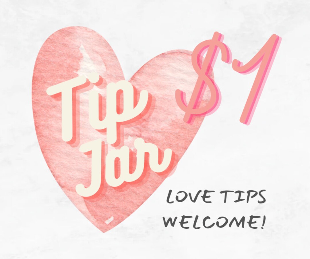 TIPS WELCOME! - Etsy