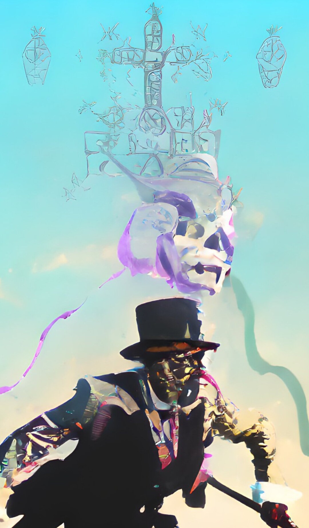 Indee's Art Vodou Series Baron Samedi Digital Download AI Art ...