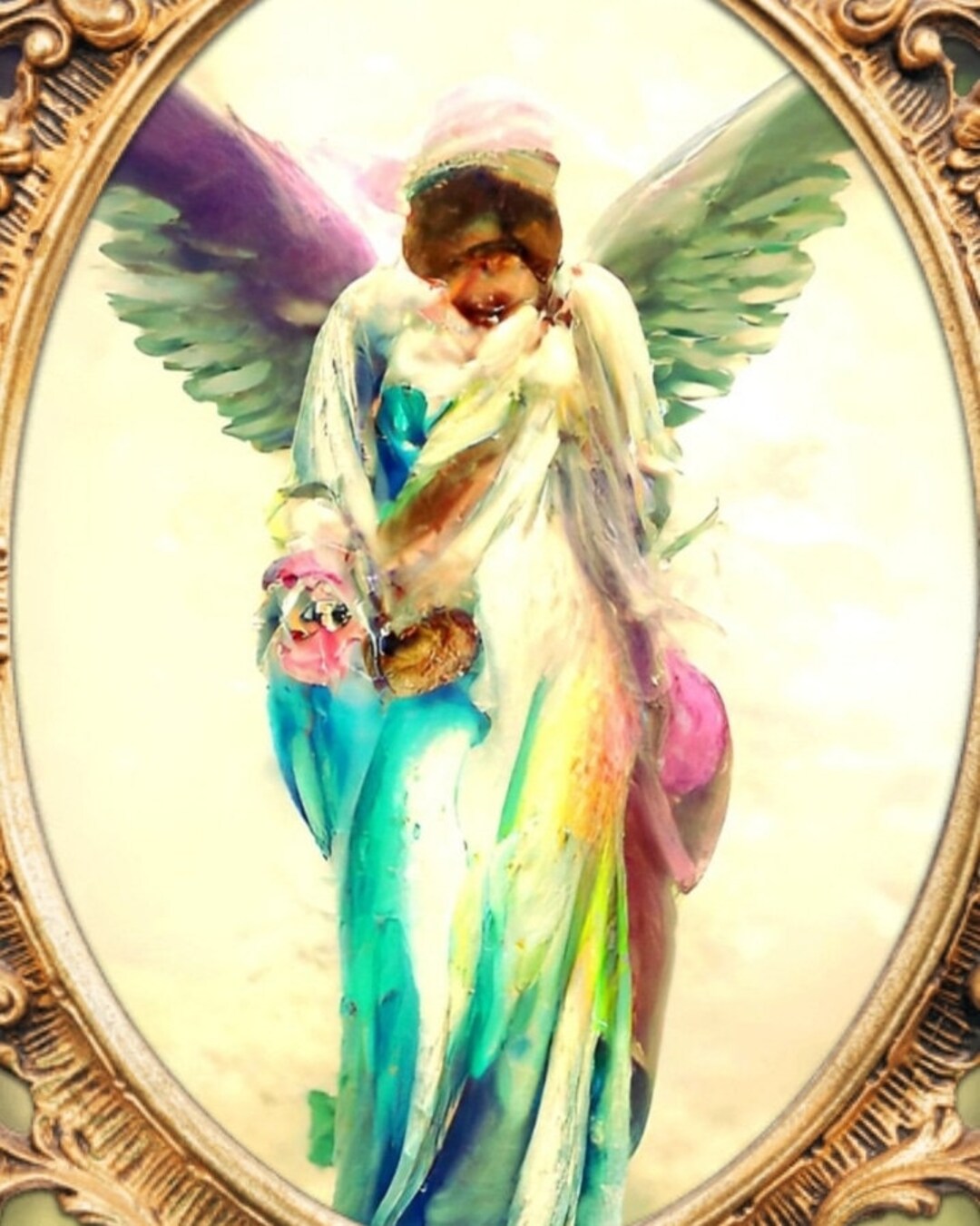 Indee's Art - Angel Series - Hahahel - Digital Download - AI Art ...