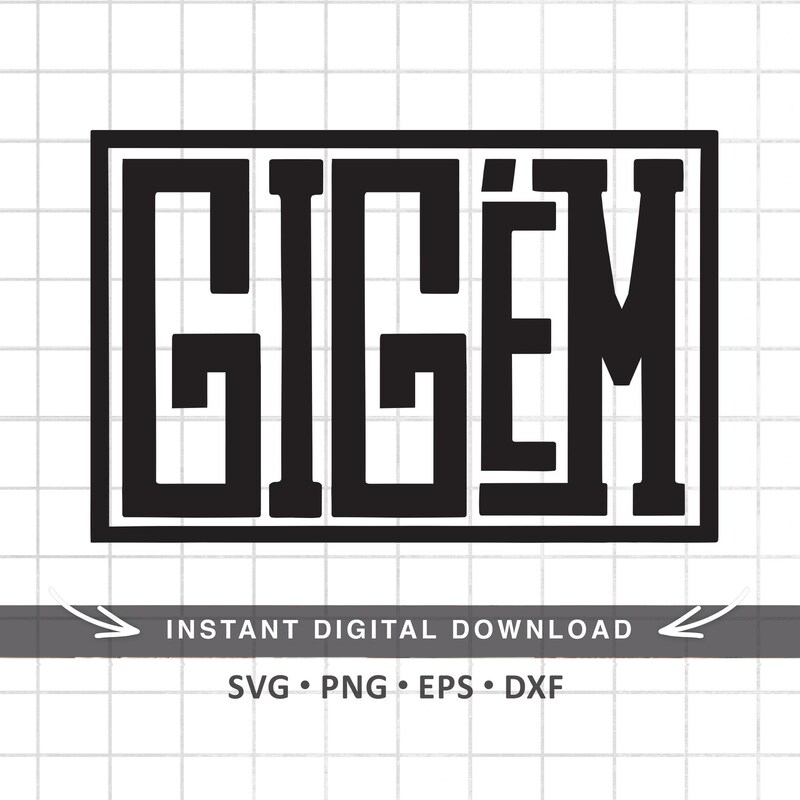 Gig Em - Etsy