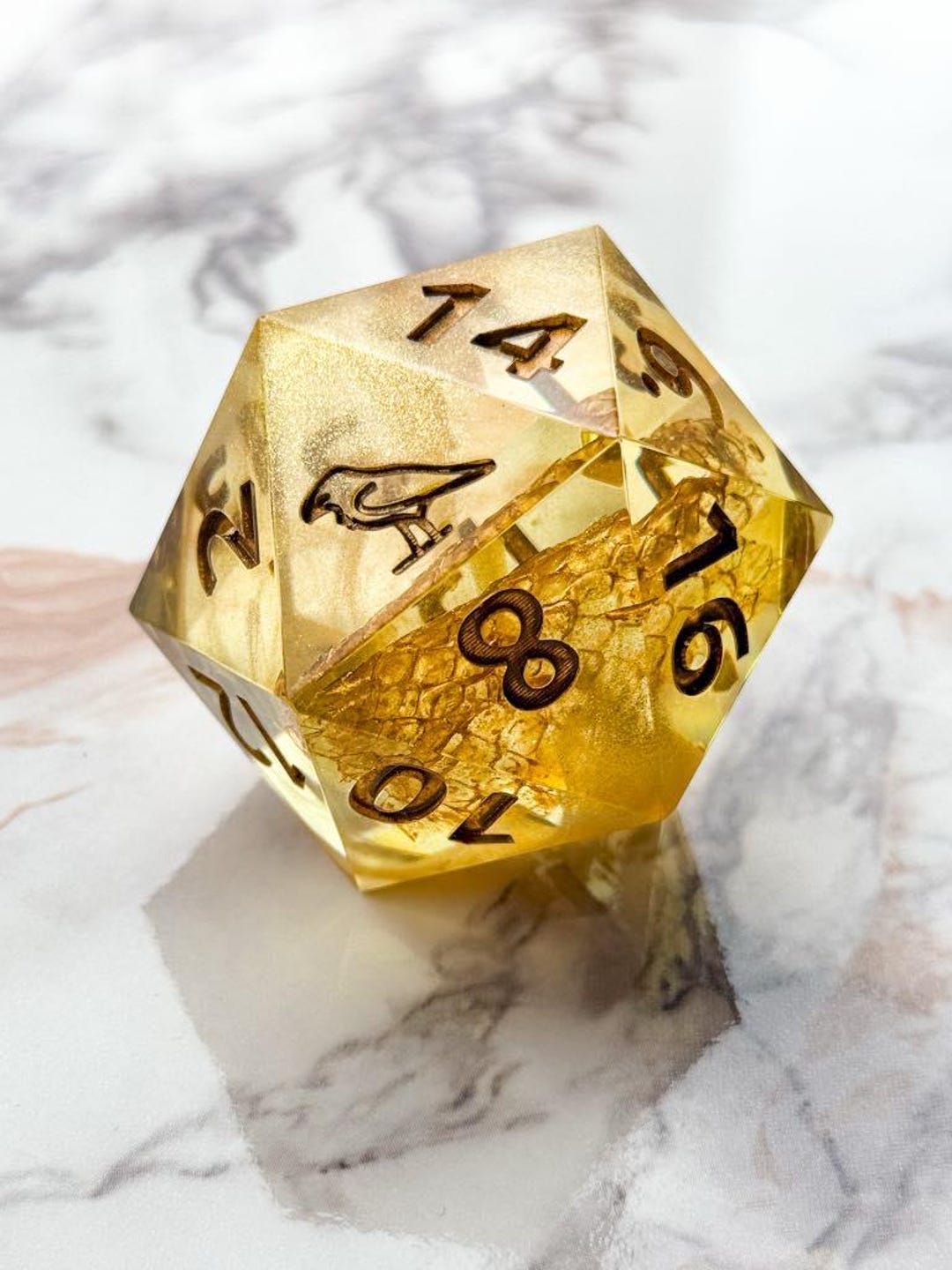 Ancient Gold Dragon CHONK Real Snake Skin Gold Dragon, Sharp Edge D&d ...