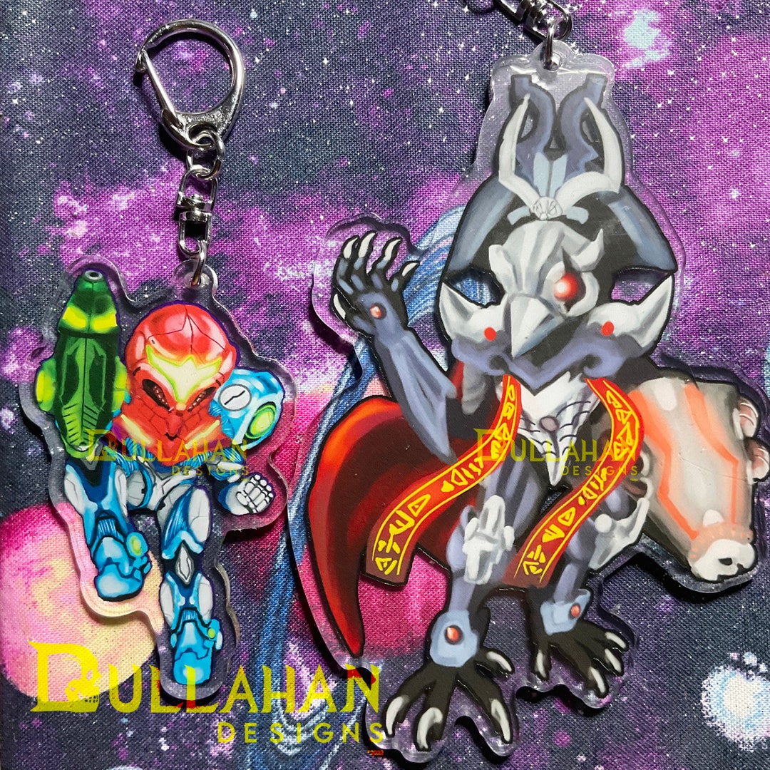 Metroid Dread Samus and Raven Beak Charms Double Sided - Etsy
