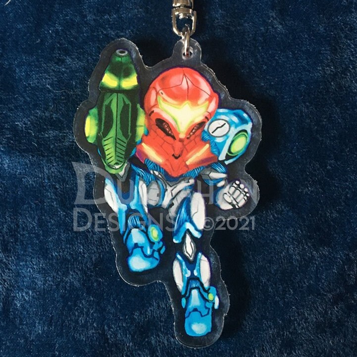 Metroid Dread Samus and Raven Beak Charms Double Sided - Etsy