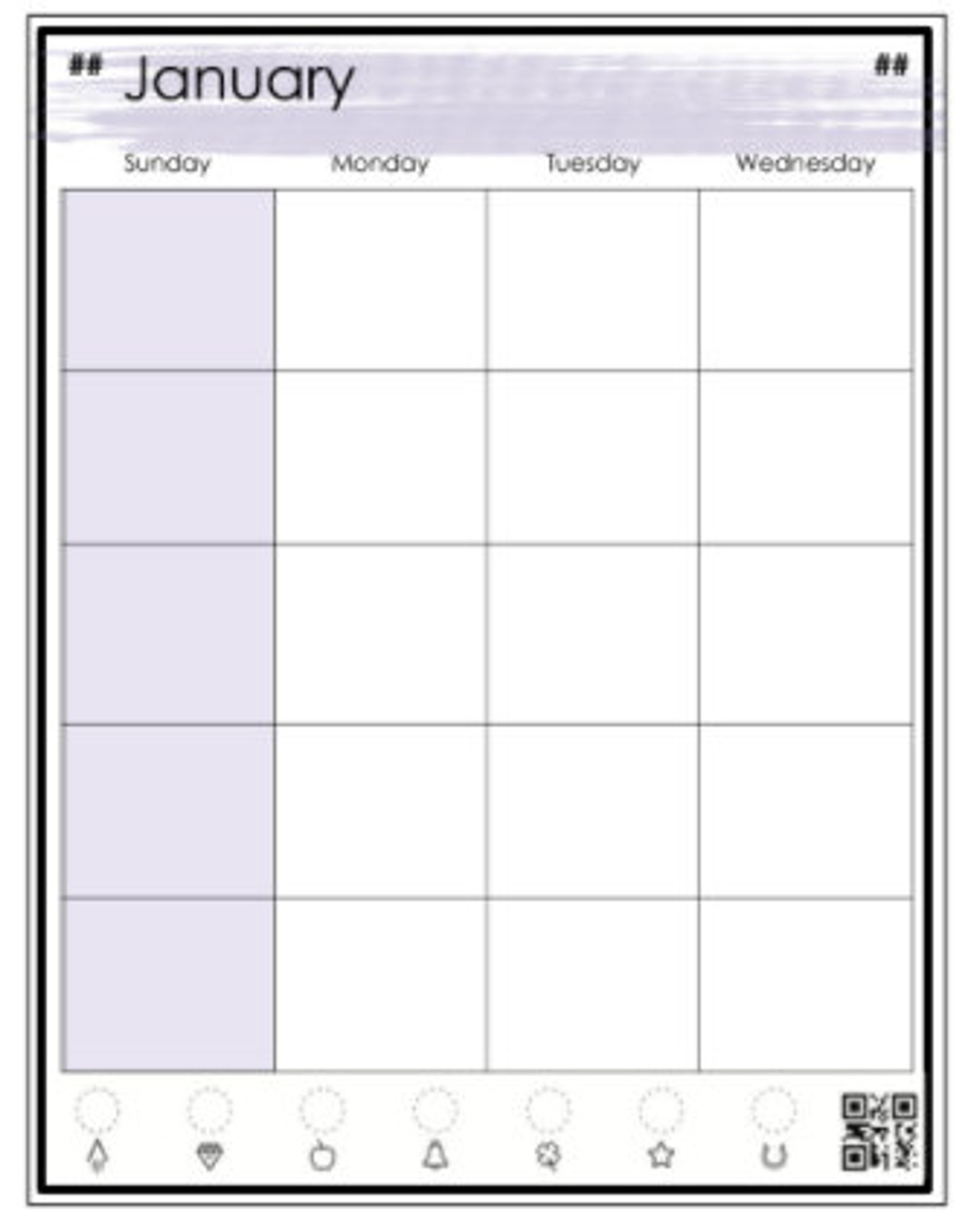 Undated Big Rocketbook Dashboard Layout- Editable - Etsy
