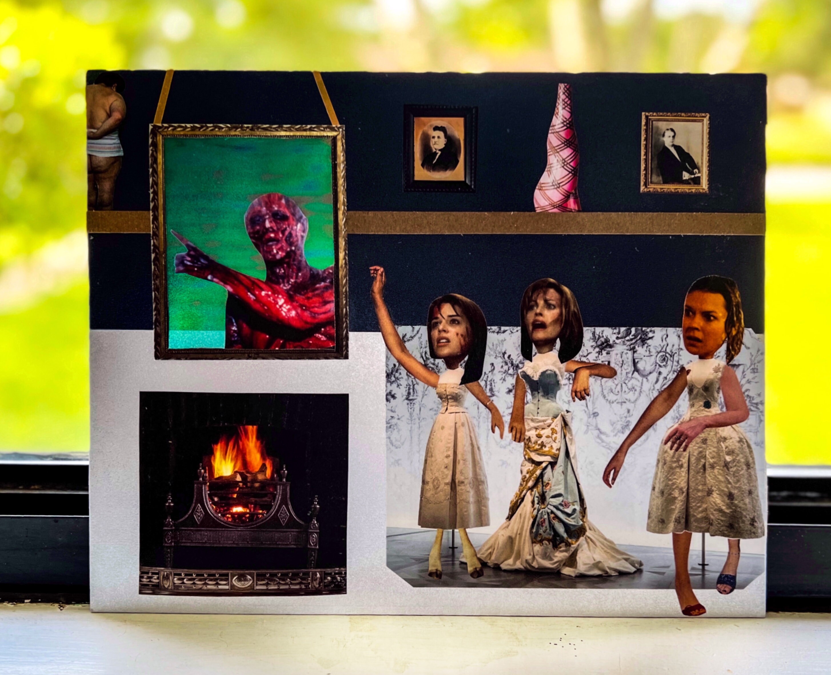 Morbid Original Collage-strange Handmade Art - Etsy