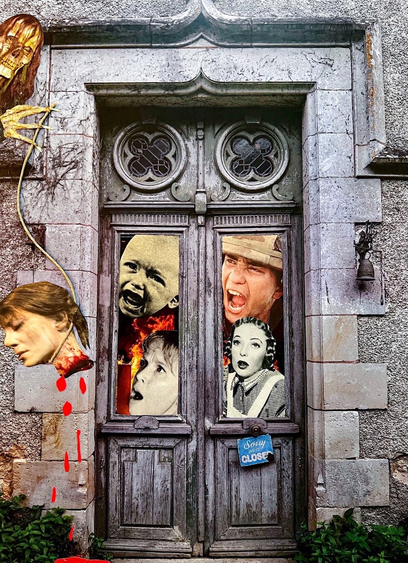 Original Macabre Art-hand Cut Horror Collage - Etsy