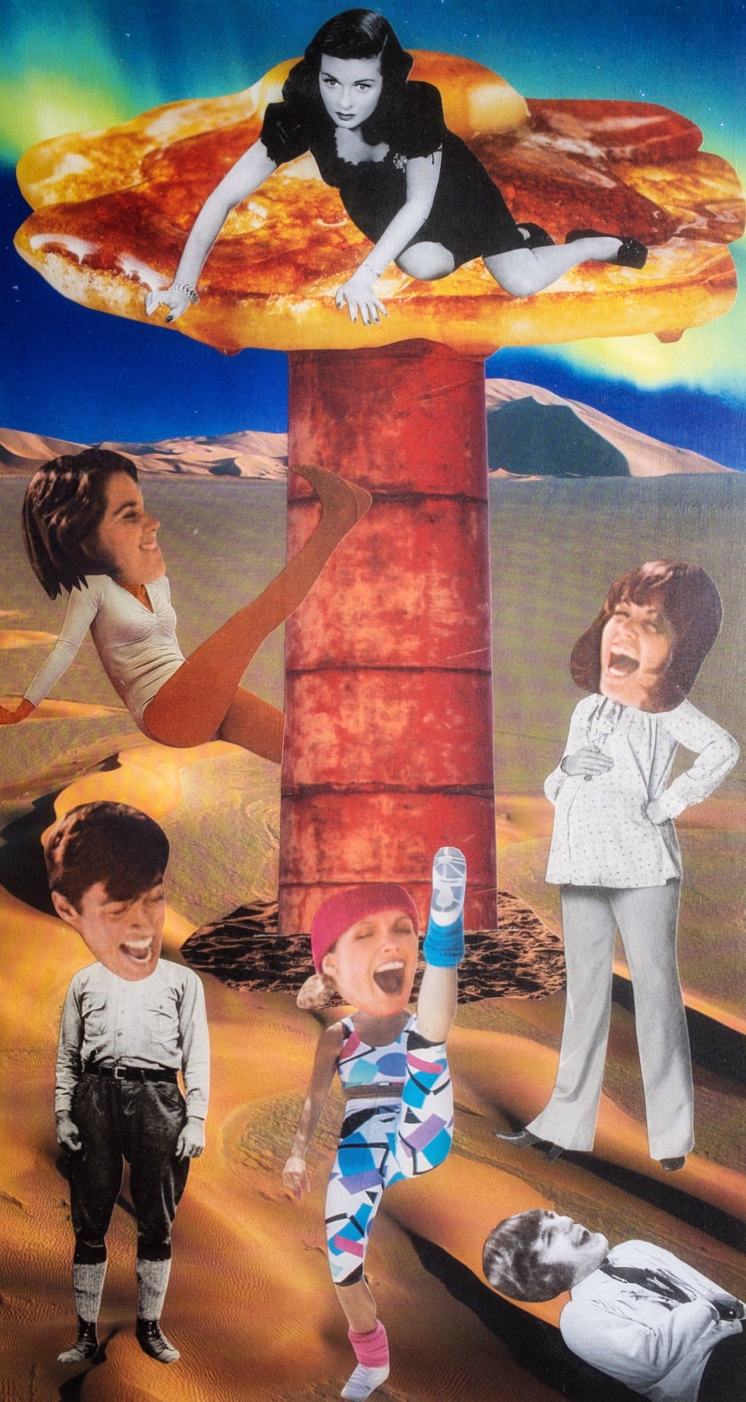 Surreal Retro Collage Original-vintage Magazine Collage - Etsy