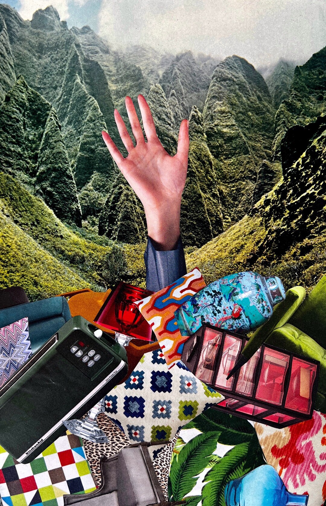 Handmade Quirky Collage-original Unique Art - Etsy