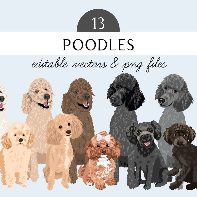 Poodle Logo - Etsy