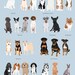 Dog Clipart Bundle With 140 Dogs Dog Breed Illustrations Over 60 Dog ...